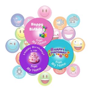 Teacher Stickers Gift Pack Birthday Theme | Teacher Stickers