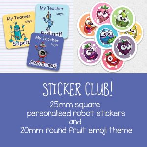 Sticker Club - Monthly | Teacher Stickers