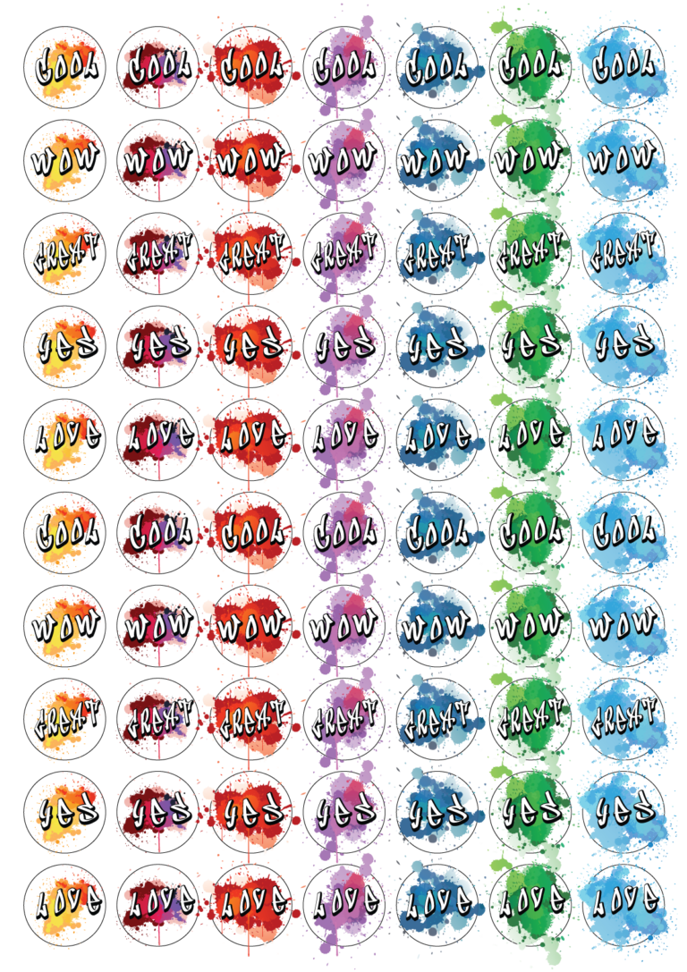 Teacher Merit Stickers - graffiti stickers | Teacher Stickers